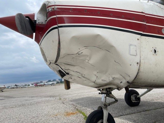 Police drone causes extensive damage to Cessna 172 aircraft during ...